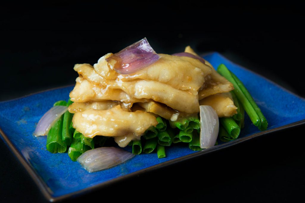 Fish Fillet with Ginger & Spring Onion 姜葱斑球