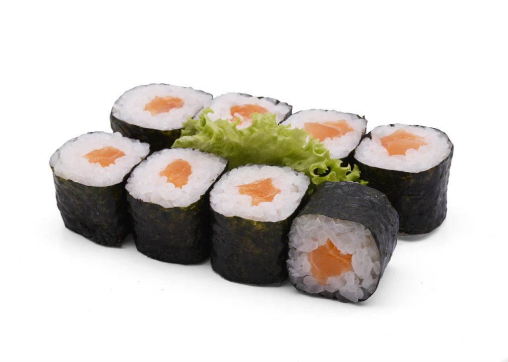 Mini Salmon Maki