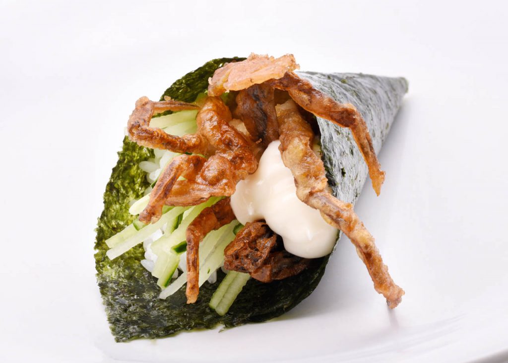 Soft Shell Crab Handroll